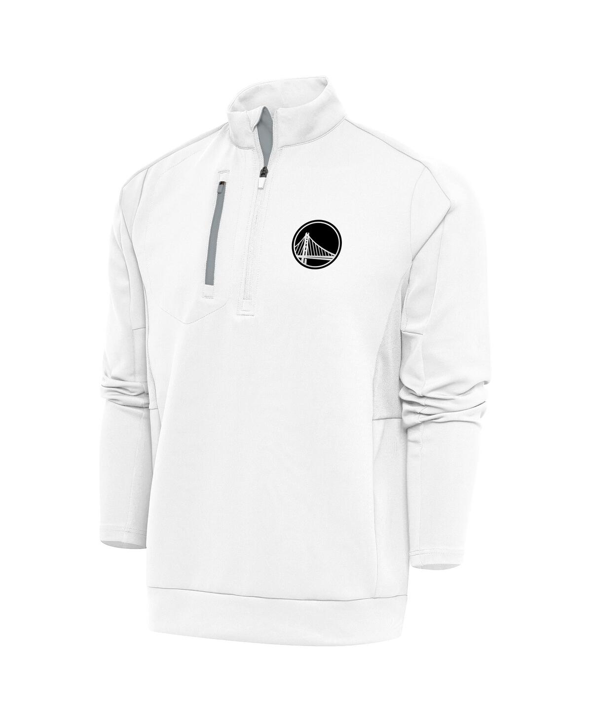 Click here for Antigua Mens White Golden State Warriors Metallic... prices
