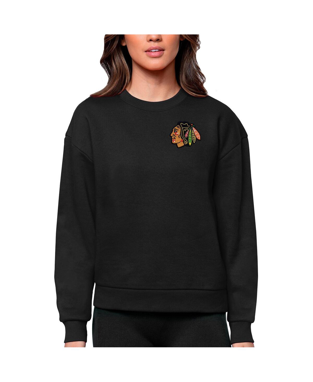 Click here for Antigua Womens Black Chicago Blackhawks Primary Lo... prices