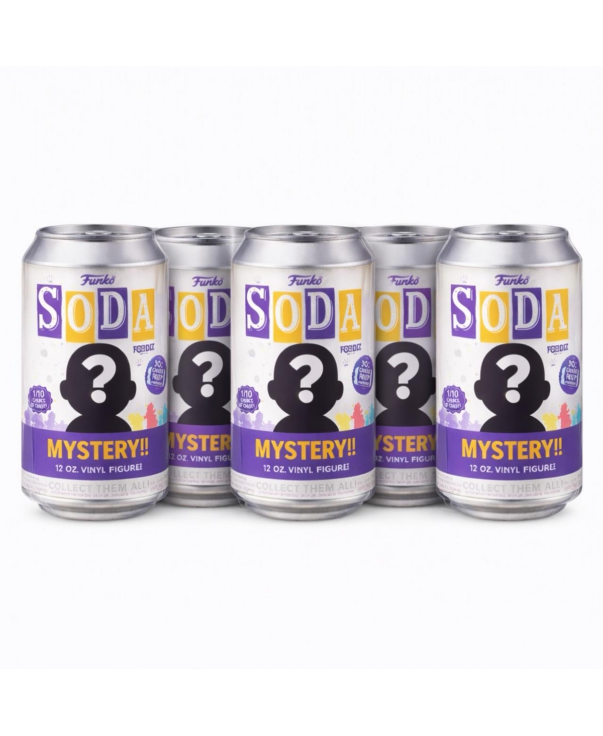 Click here for Funko Set of 5 Surprise Mystery Soda Figure Random... prices