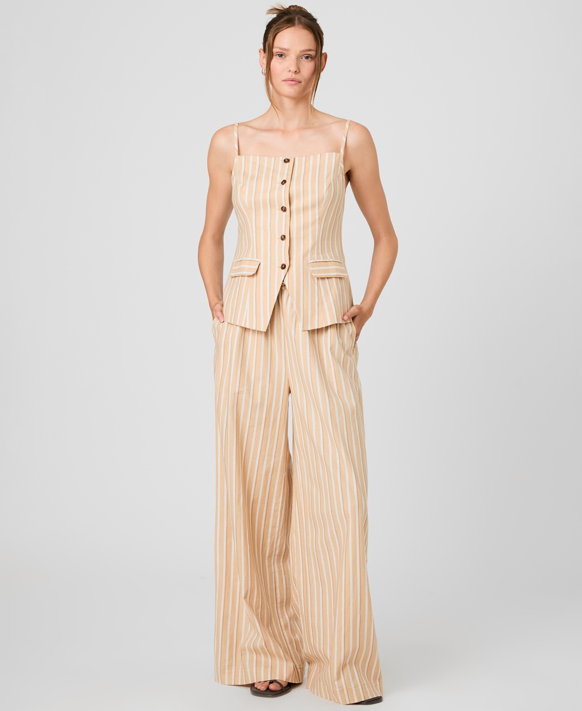 Click here for French Connection Womens Sleeveless Tailored Top -... prices