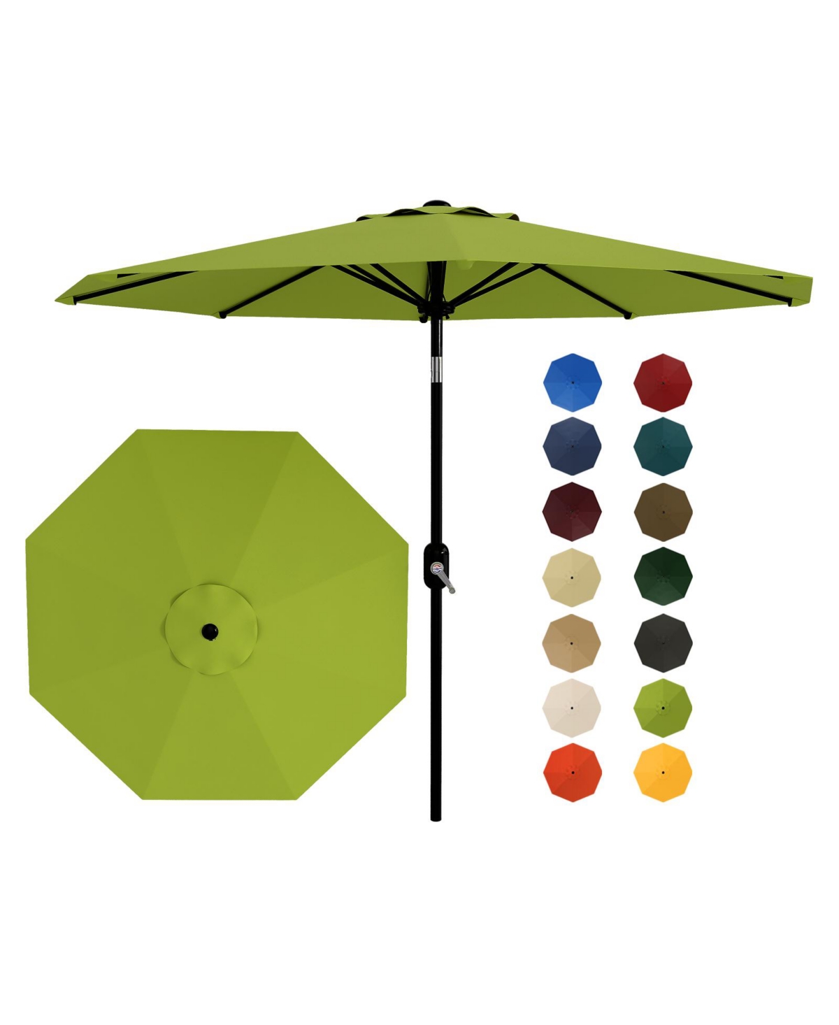 Click here for homfan 9ft Outdoor Patio Umbrella  Waterproof and... prices