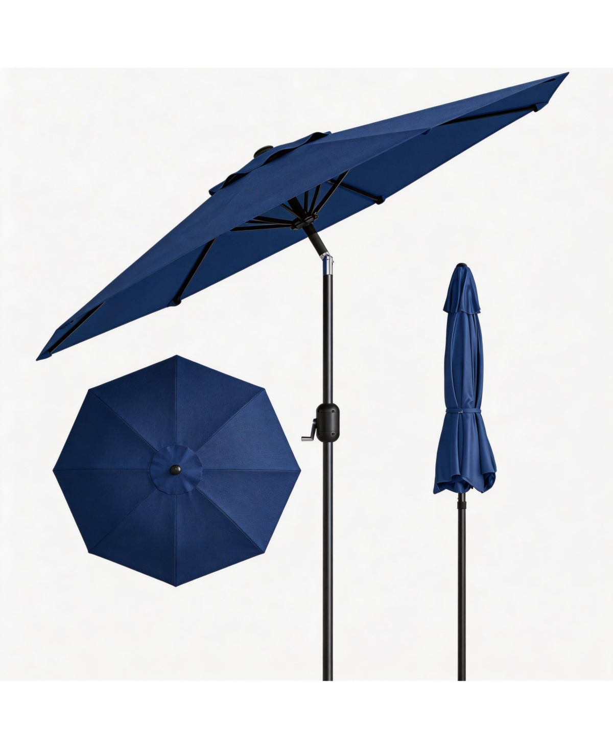 Click here for homfan 9ft Outdoor Patio Umbrella  Waterproof and... prices