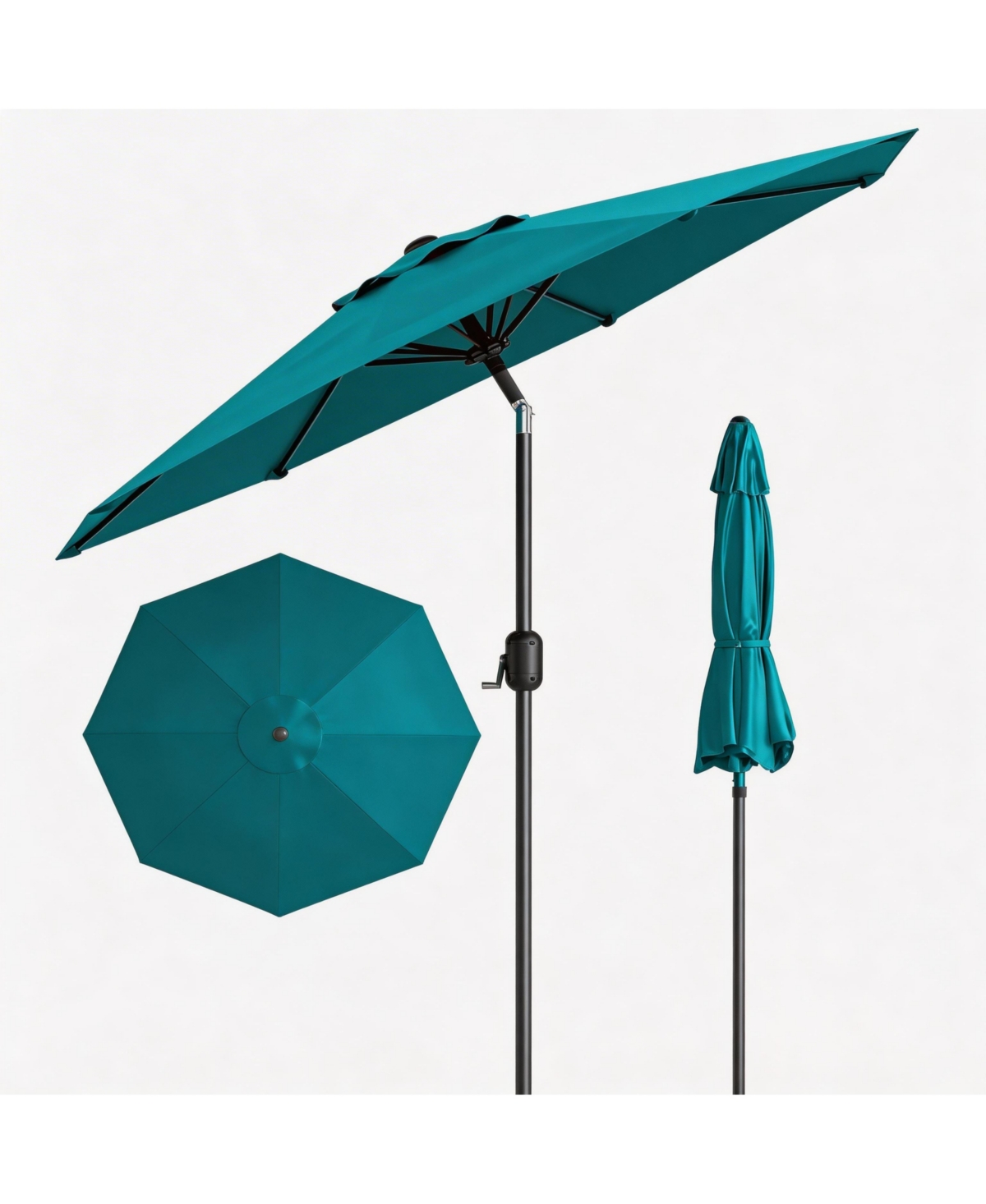 Click here for homfan 9ft Outdoor Patio Umbrella  Waterproof and... prices