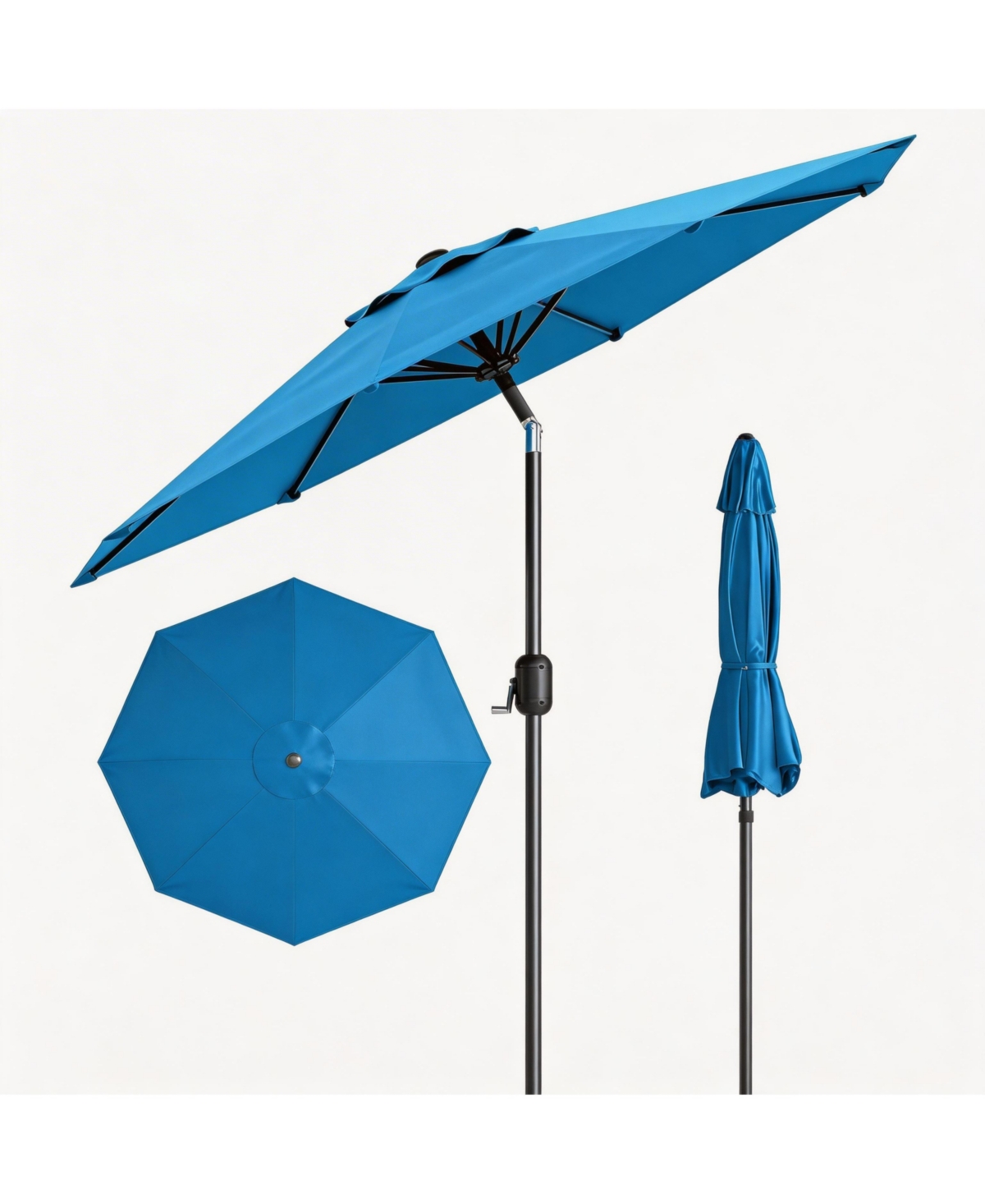 Click here for homfan 9ft Outdoor Patio Umbrella  Waterproof and... prices