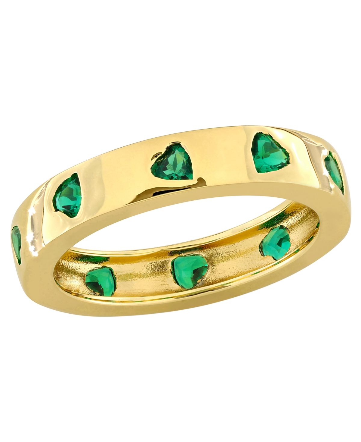 Click here for Macys Lab Grown White Sapphire (1-1/2 ct. t.w.) Ri... prices