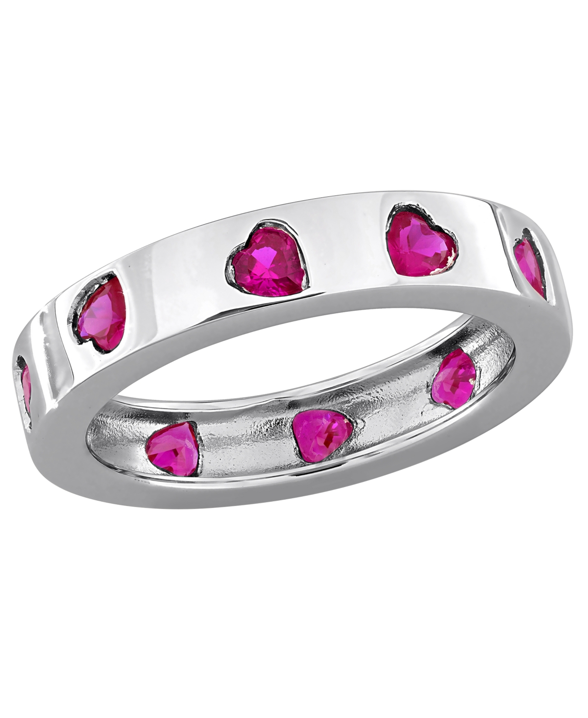 Click here for Macys Lab Grown White Sapphire (1-1/2 ct. t.w.) Ri... prices