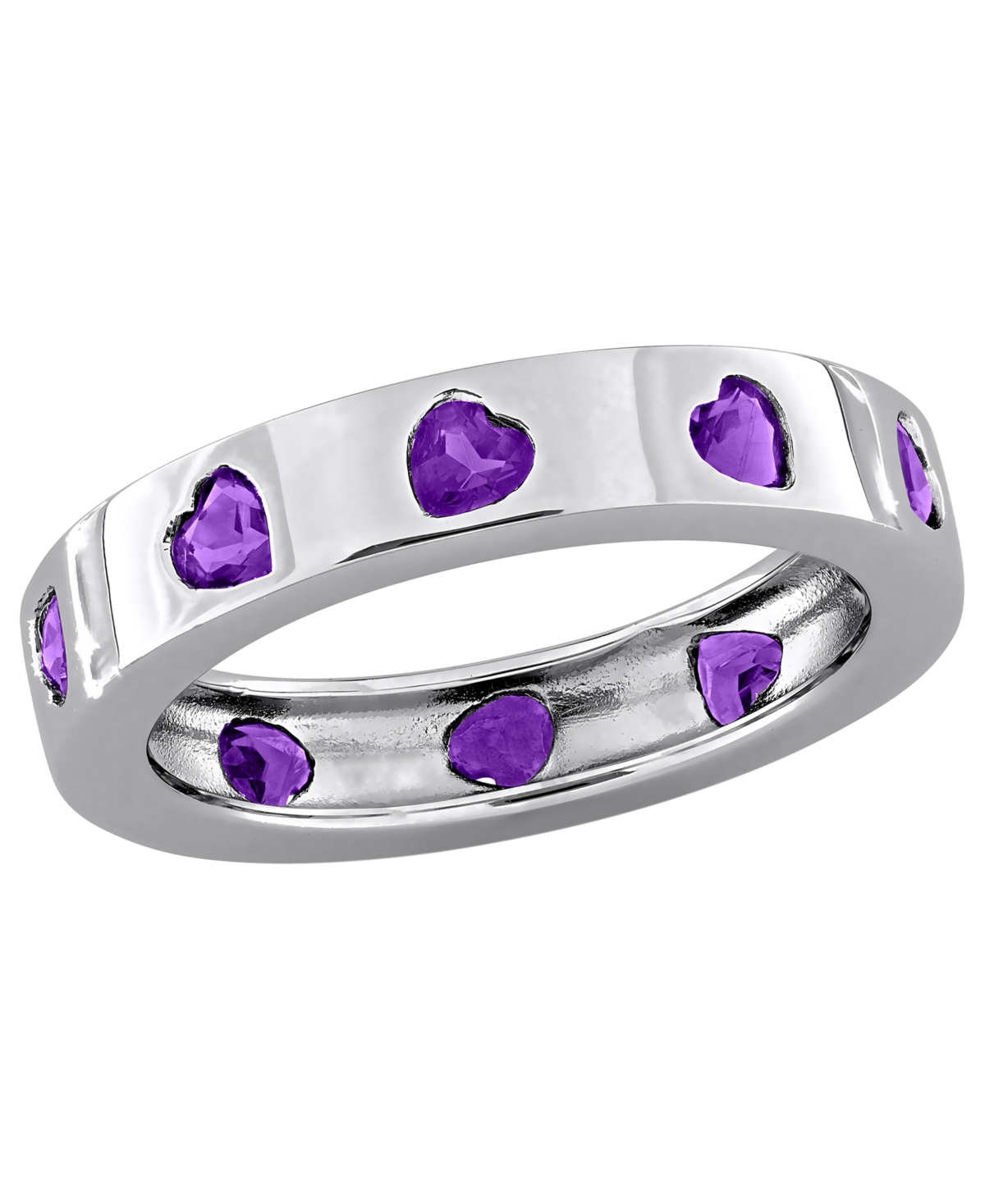 Click here for Macys Lab Grown White Sapphire (1-1/2 ct. t.w.) Ri... prices