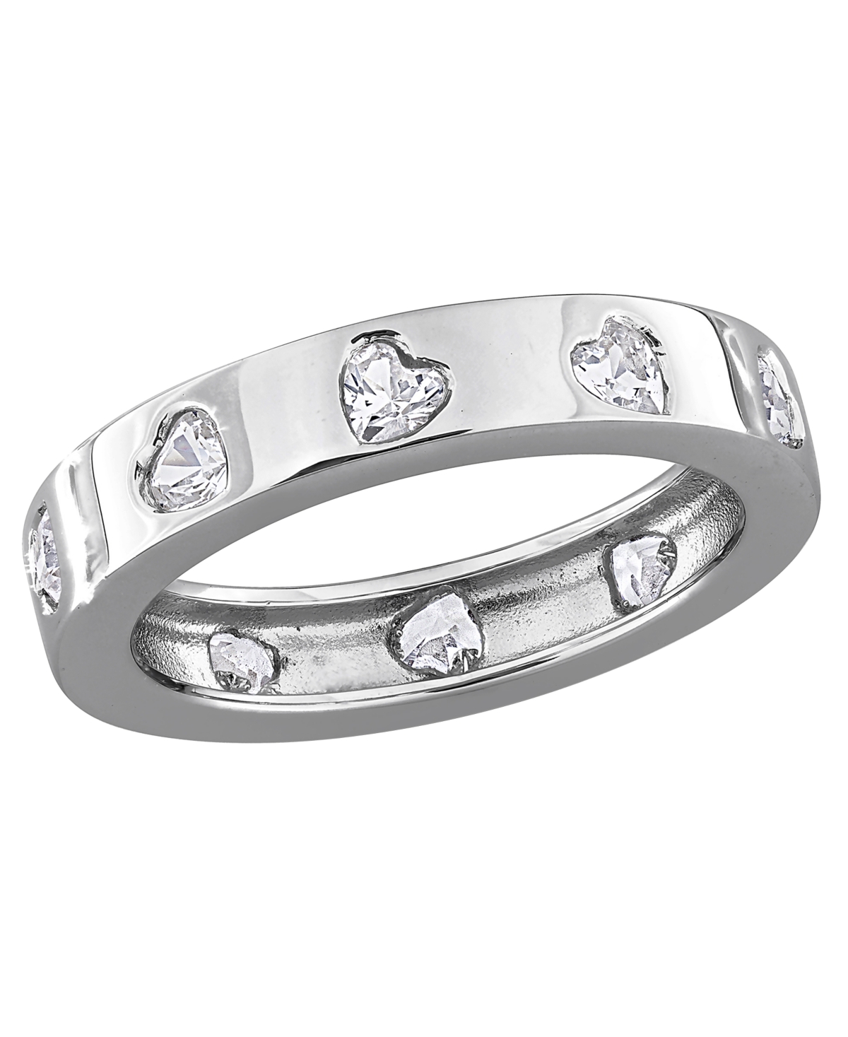 Click here for Macys Lab Grown White Sapphire (1-1/2 ct. t.w.) Ri... prices