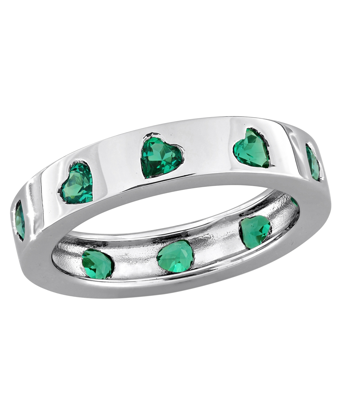 Click here for Macys Lab Grown White Sapphire (1-1/2 ct. t.w.) Ri... prices