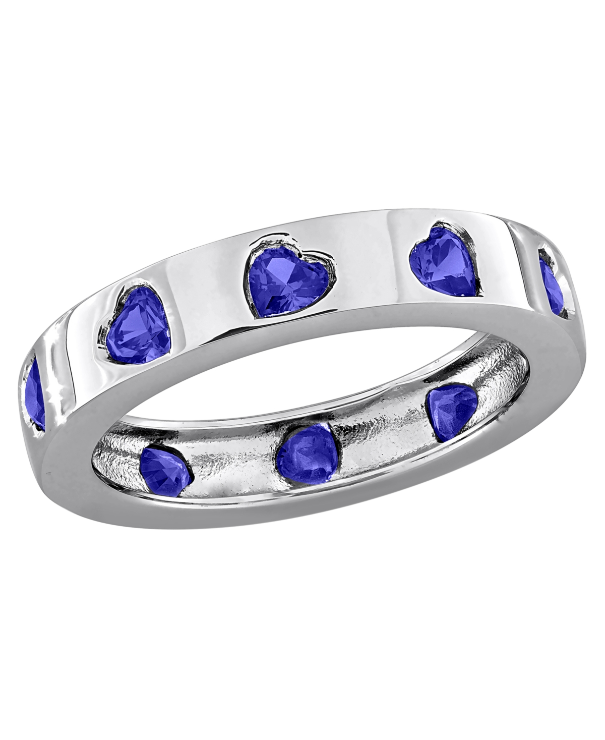 Click here for Macys Lab Grown White Sapphire (1-1/2 ct. t.w.) Ri... prices