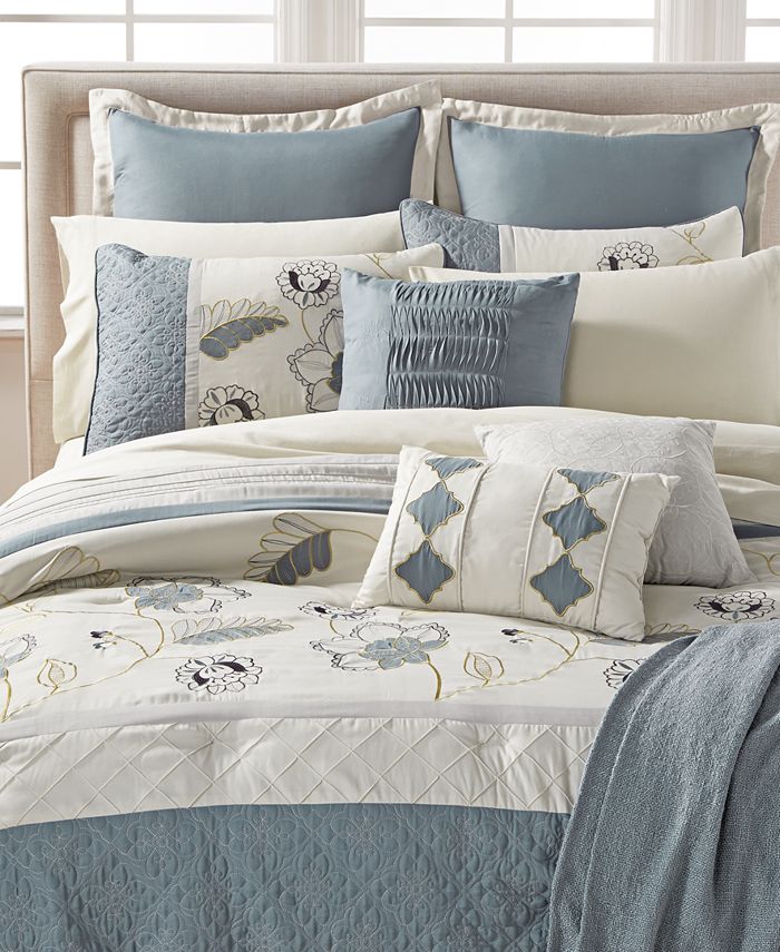 Sunham CLOSEOUT! Alton 14-Pc. Queen Comforter Set - Macy's