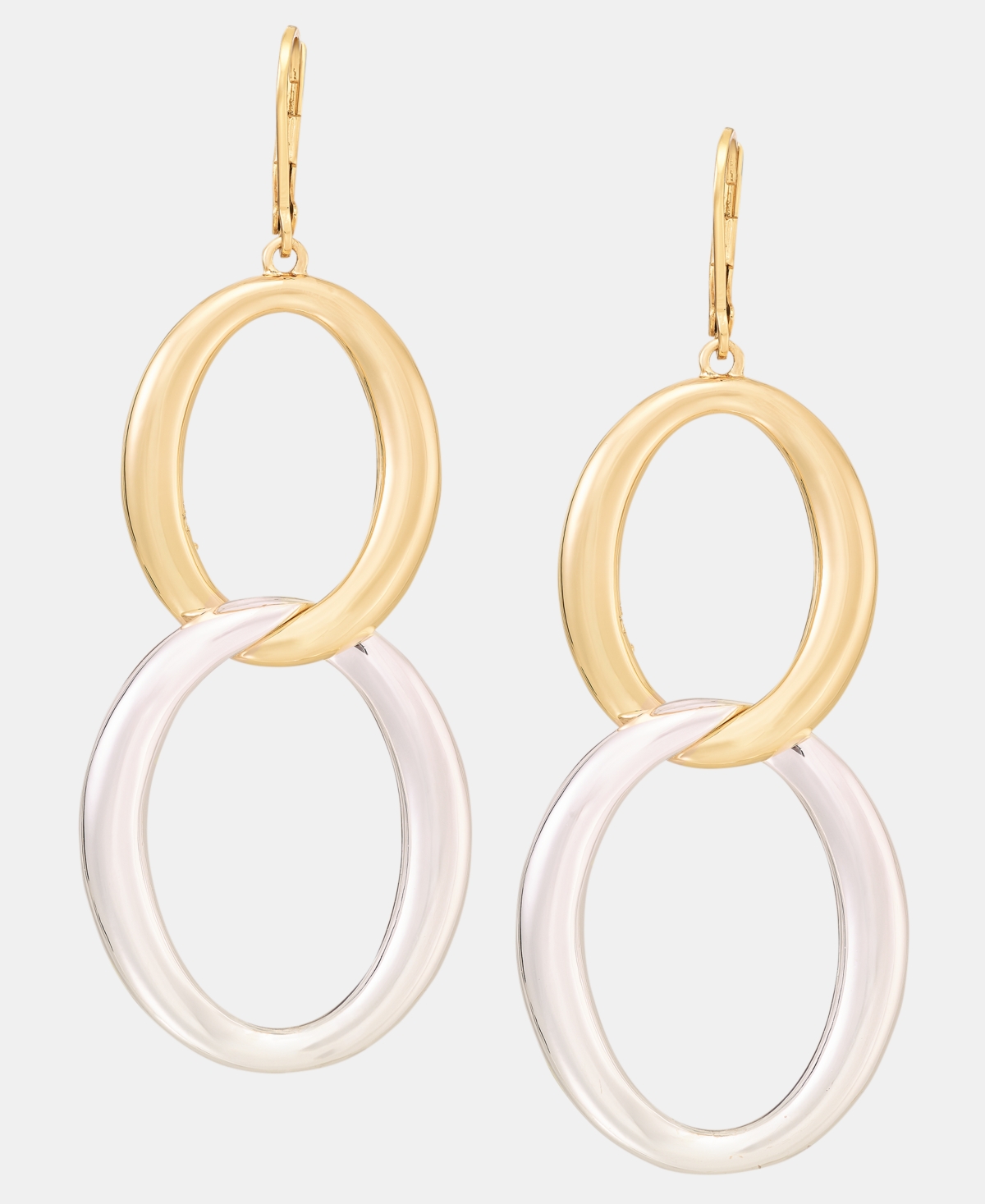 Click here for Lauren Ralph Lauren Linked Oval Double Drop Earrin... prices