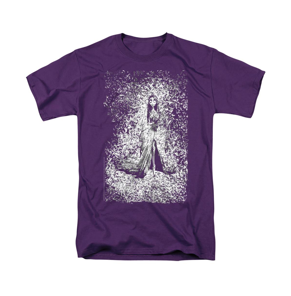 Click here for Corpse Bride Mens Bird Dissolve T Shirt - Purple prices