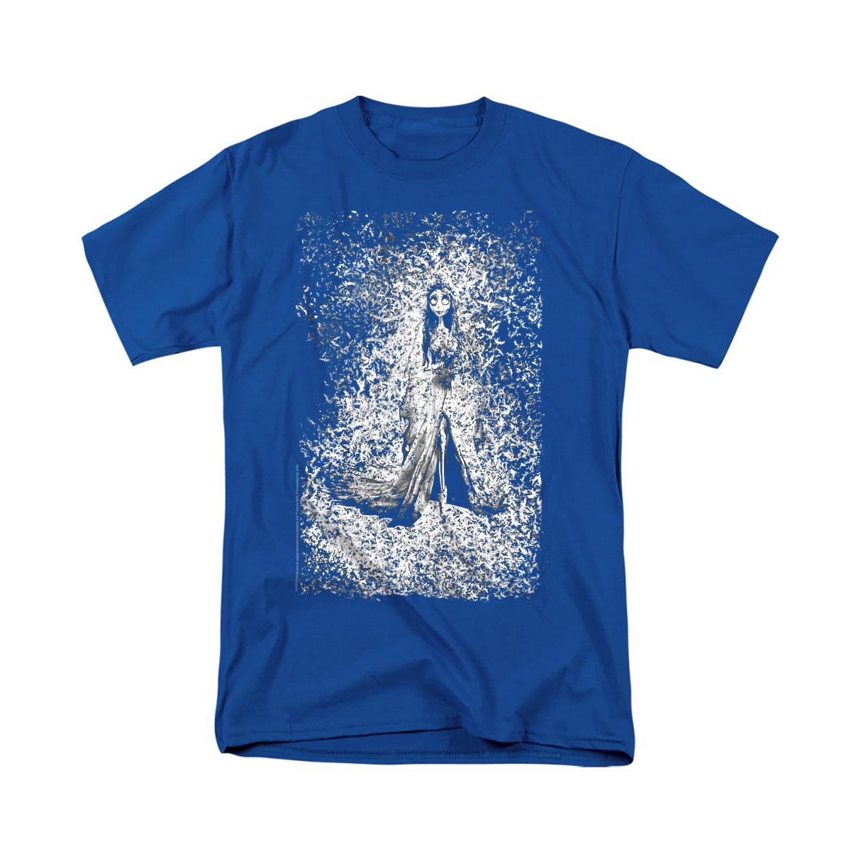 Click here for Corpse Bride Mens Bird Dissolve T Shirt - Royal prices