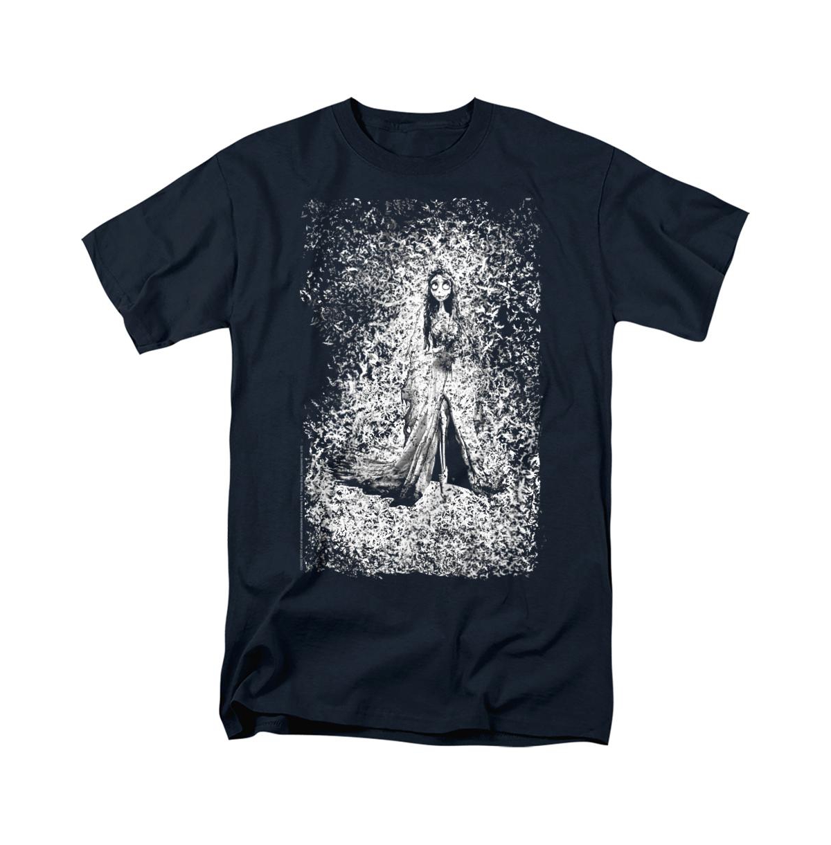 Click here for Corpse Bride Mens Bird Dissolve T Shirt - Navy prices