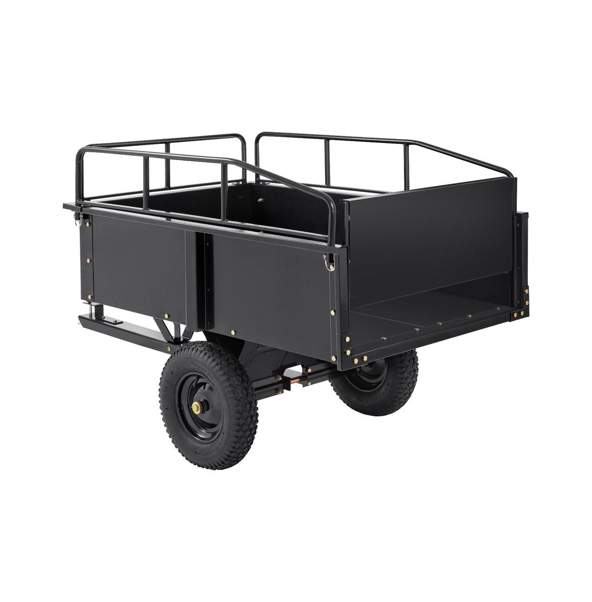 Click here for Sugift 750 lb Atv Trailer 15 cu ft Steel Dump Cart... prices
