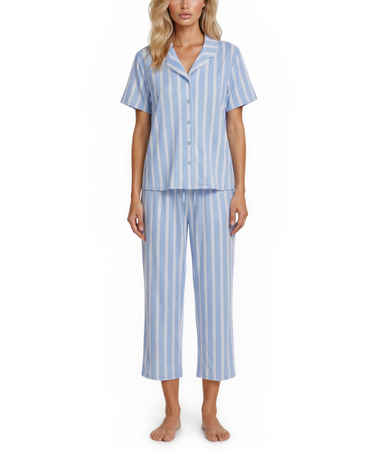 Click here for Flora by Flora Nikrooz Womens Gabbie Notch Collar... prices