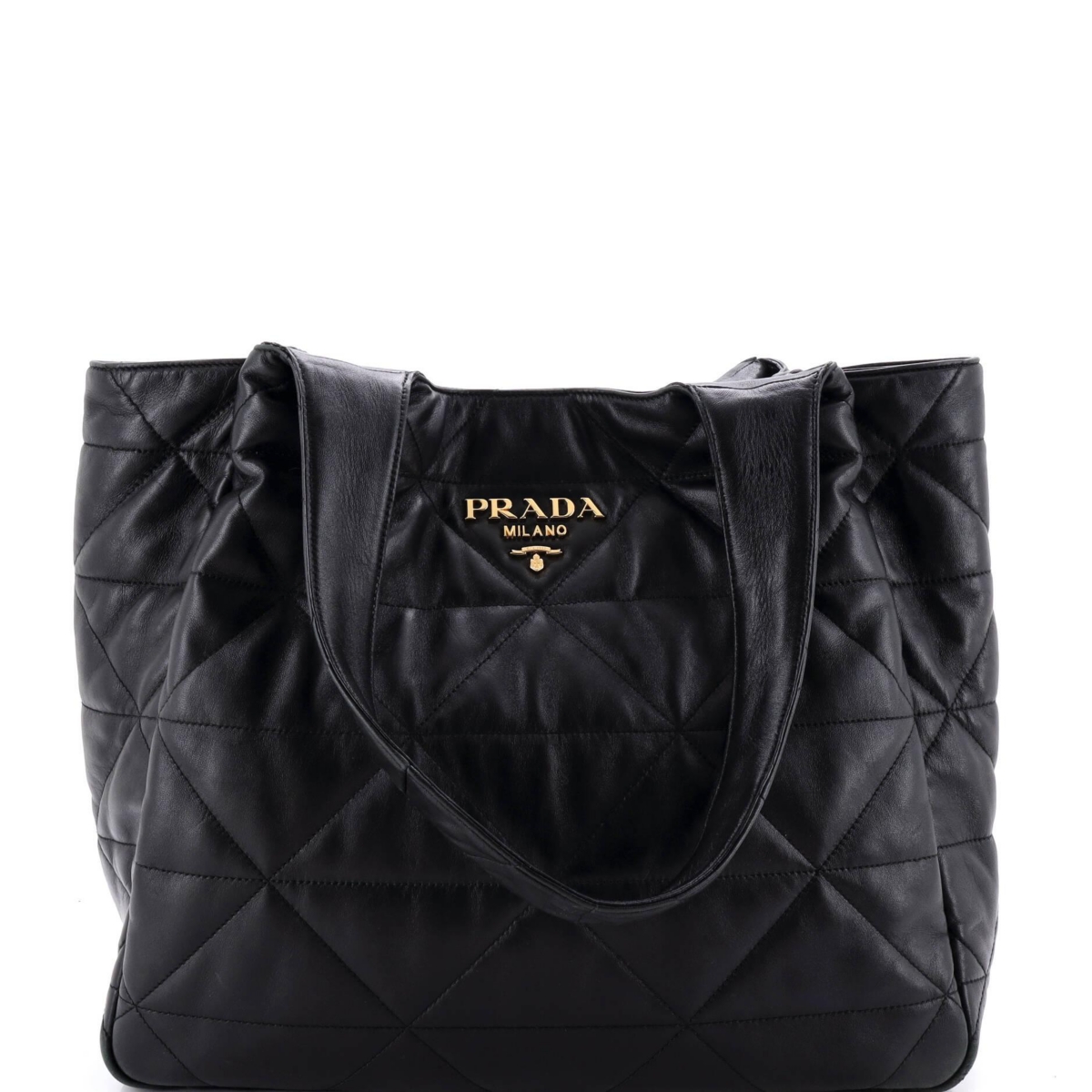 Click here for Pre-Owned Prada Large Flou Dynamique Open Tote Qui... prices