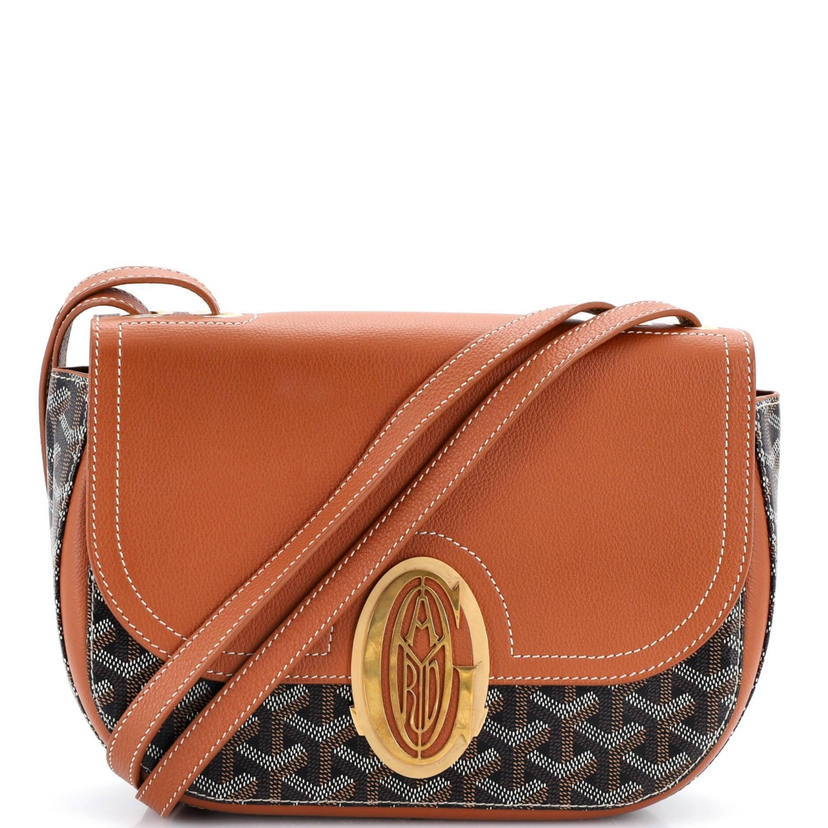 Click here for Pre-Owned Goyard 233 Bag Coated Canvas and Leather... prices
