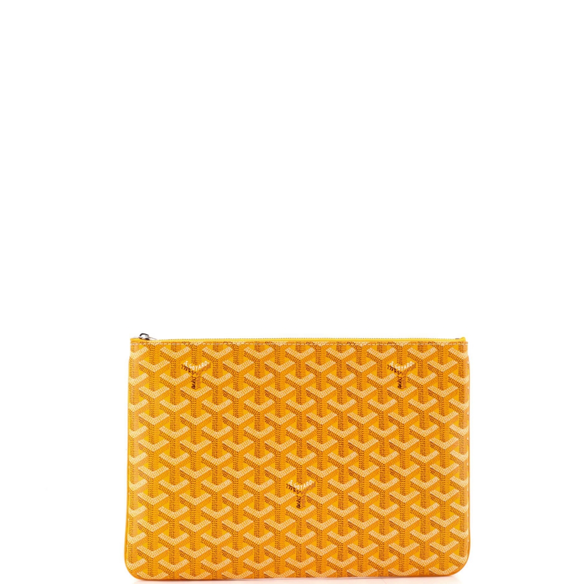 Click here for Pre-Owned Goyard Mm Senat Zip Pouch Coated Canvas... prices