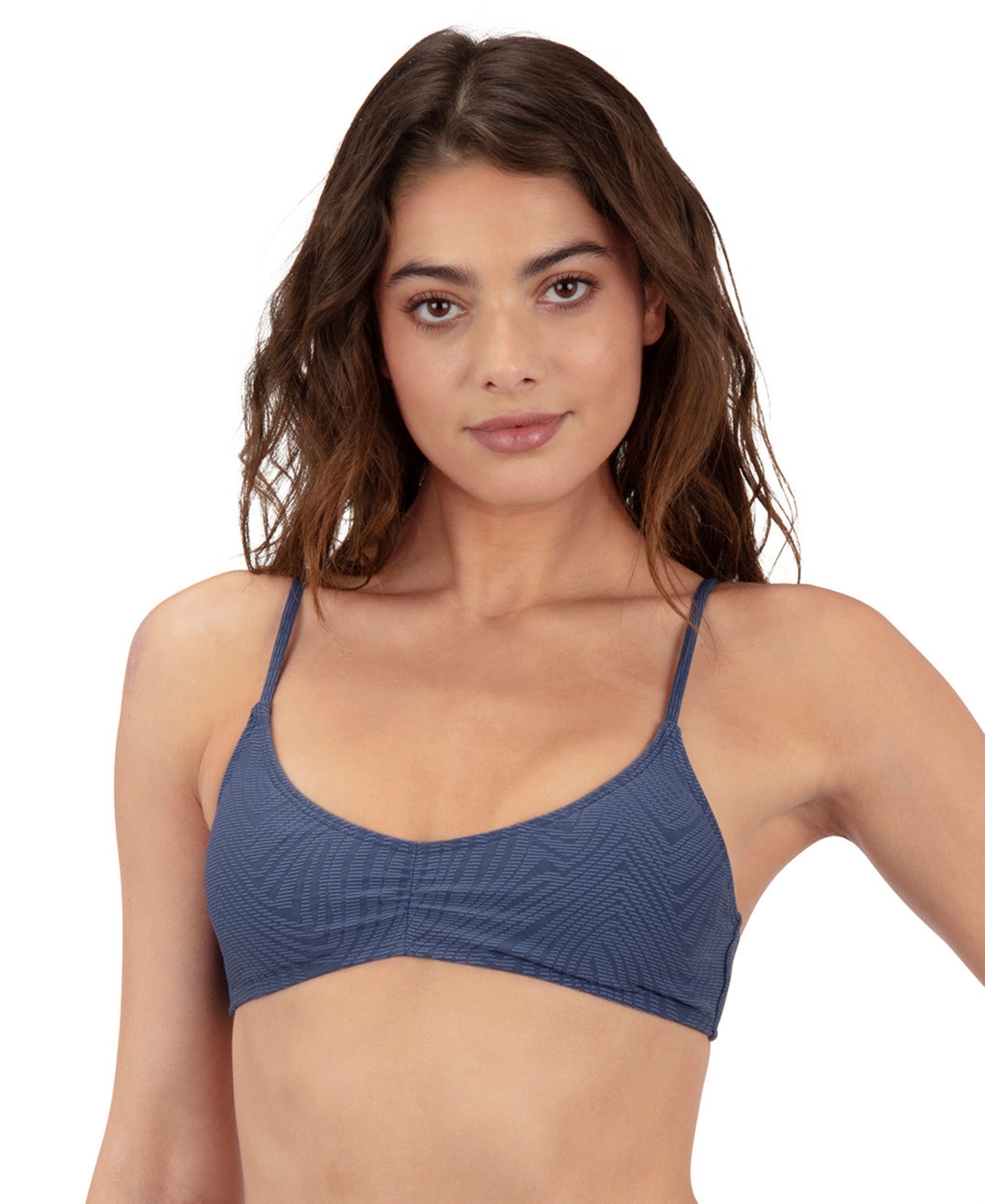 Click here for Hurley Juniors New Wave Scrunch Swim Bralette - Wa... prices
