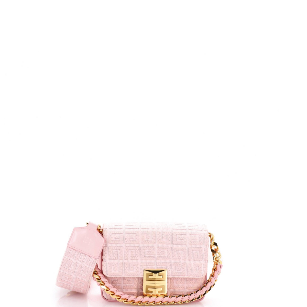 Click here for Pre-Owned Givenchy Small 4G Woven Chain Top Handle... prices