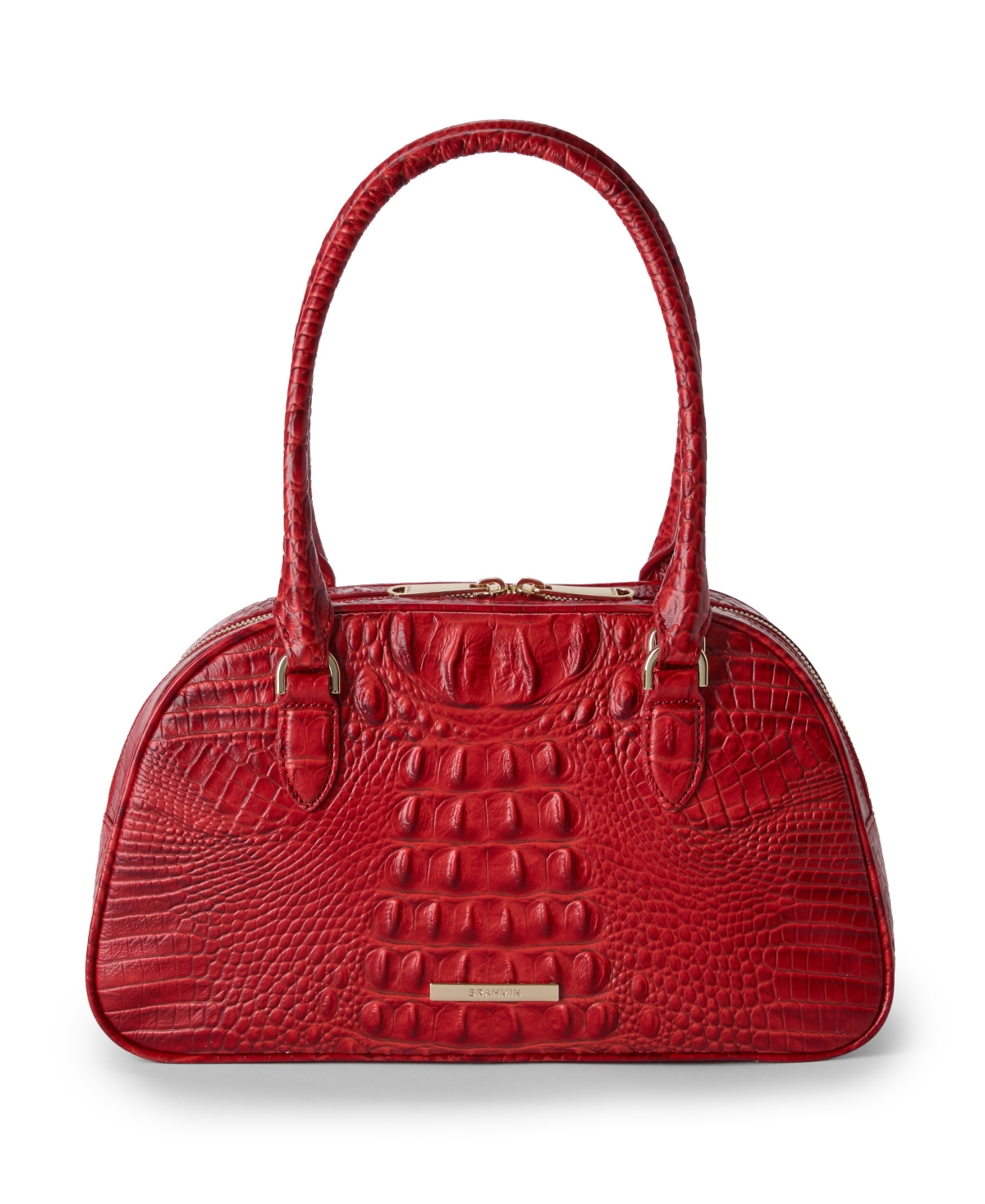 Click here for Brahmin Angie Alden Road Leather Medium Satchel Ba... prices