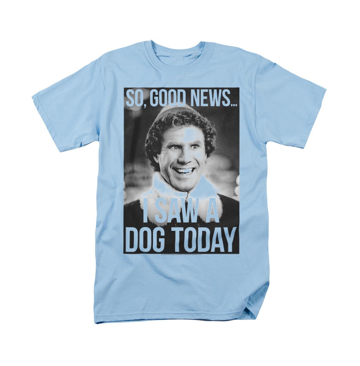 Click here for Elf Mens Must Love Dogs T Shirt - Light blue prices
