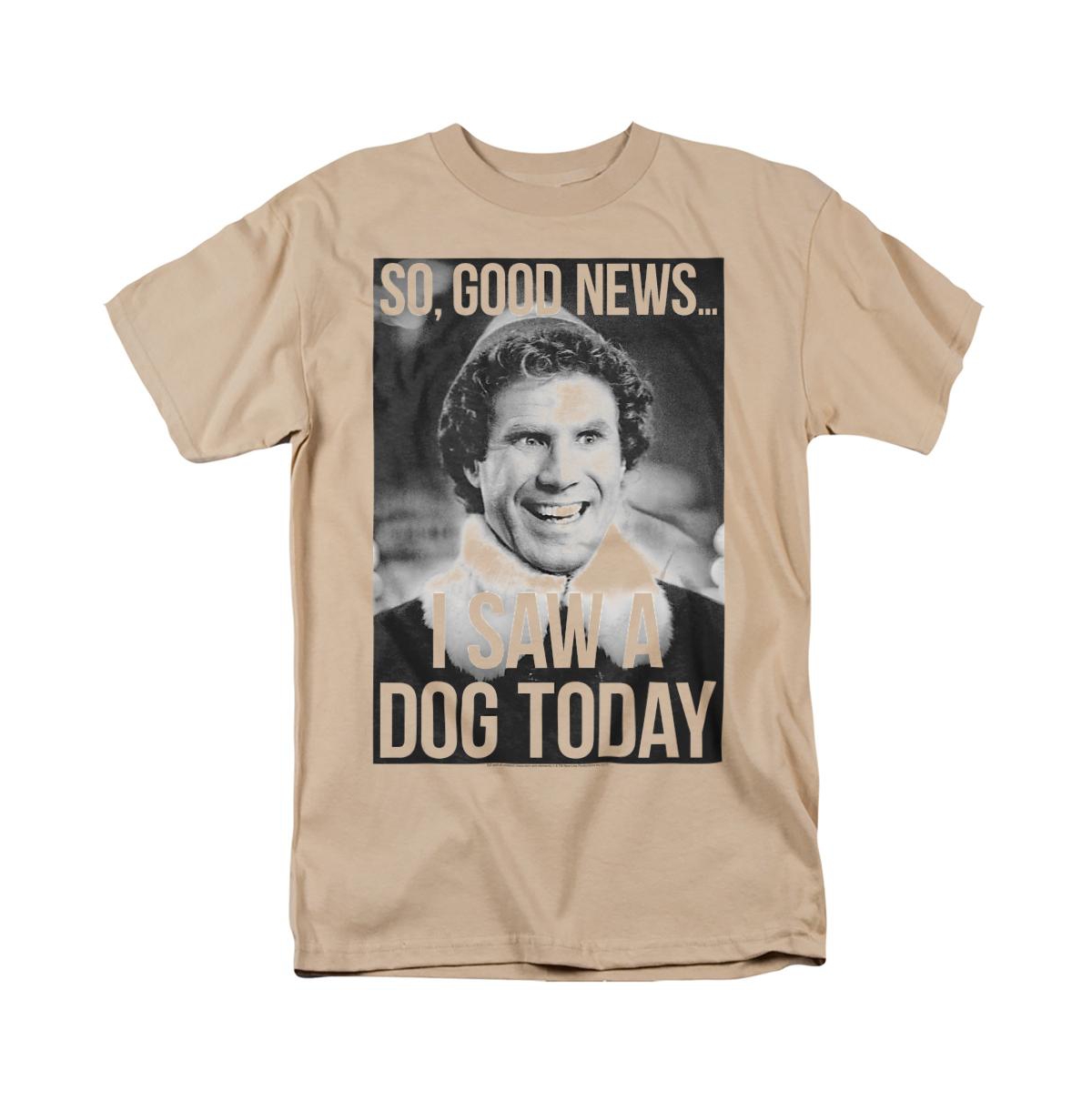 Click here for Elf Mens Must Love Dogs T Shirt - Sand prices