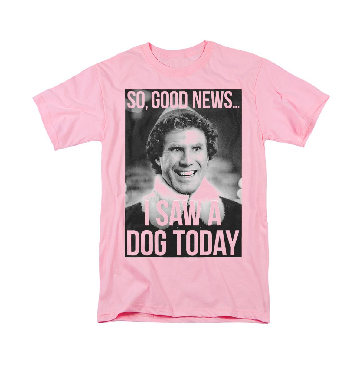 Click here for Elf Mens Must Love Dogs T Shirt - Pink prices