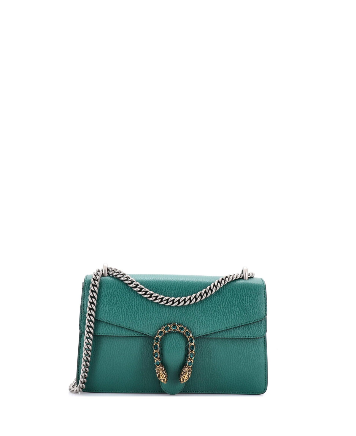 Click here for Pre-Owned Gucci Small Dionysus Bag Leather - Green prices