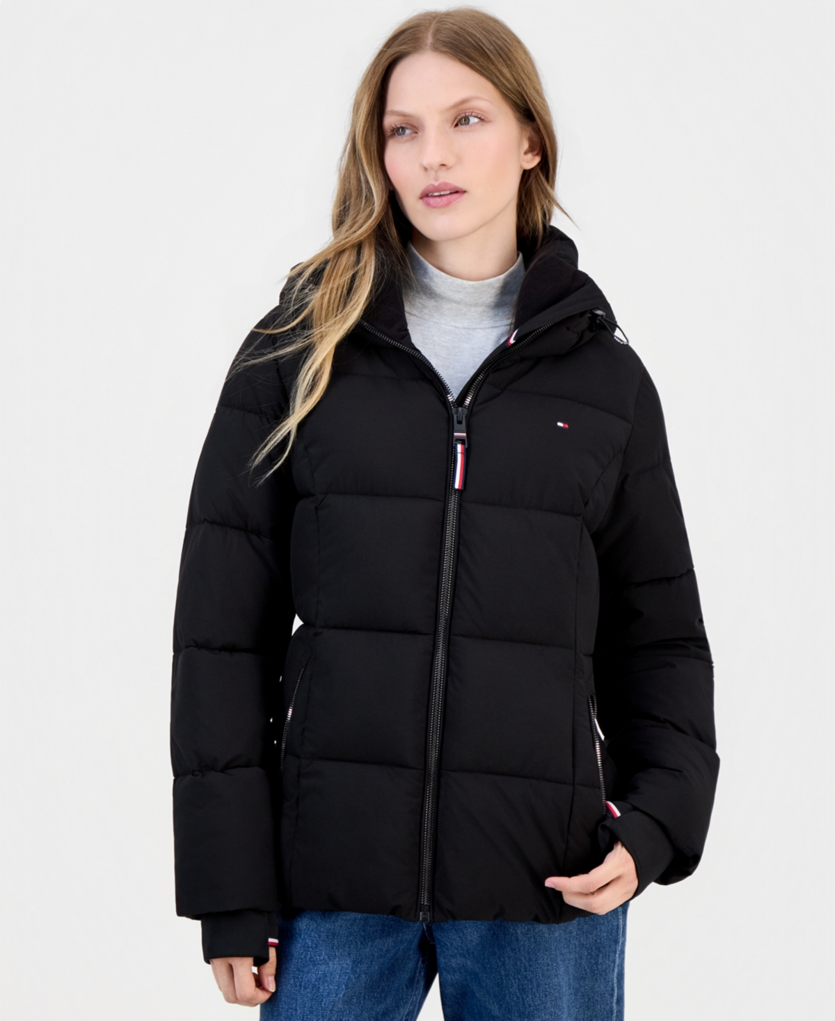 Click here for Tommy Hilfiger Womens Short Hooded Puffer Jacket... prices