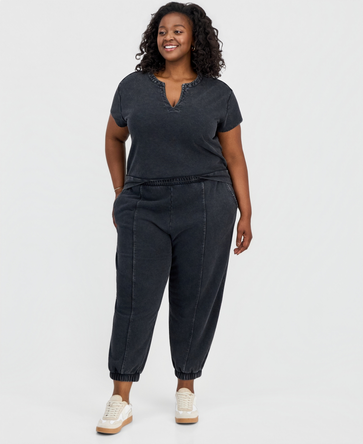 Click here for And Now This Trendy Plus Size French Terry Balloon... prices