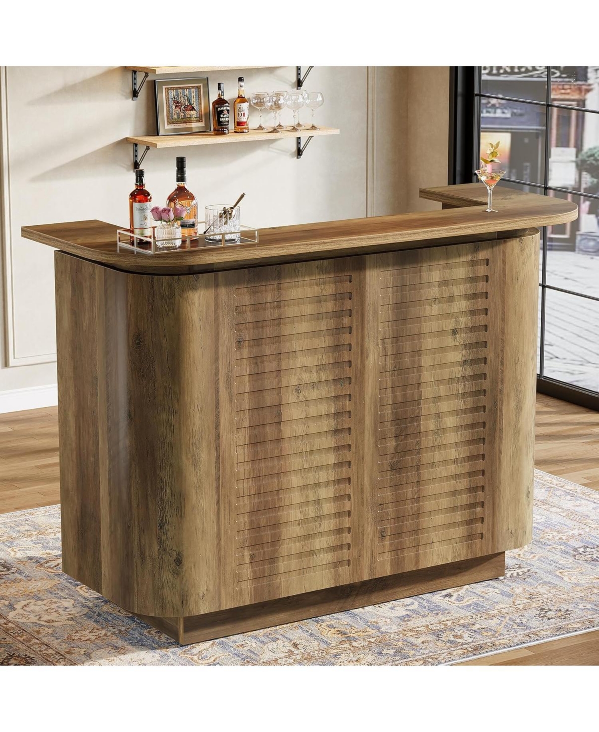 Click here for Tribesigns 5-Tier Home Bar Table with Storage  37.... prices