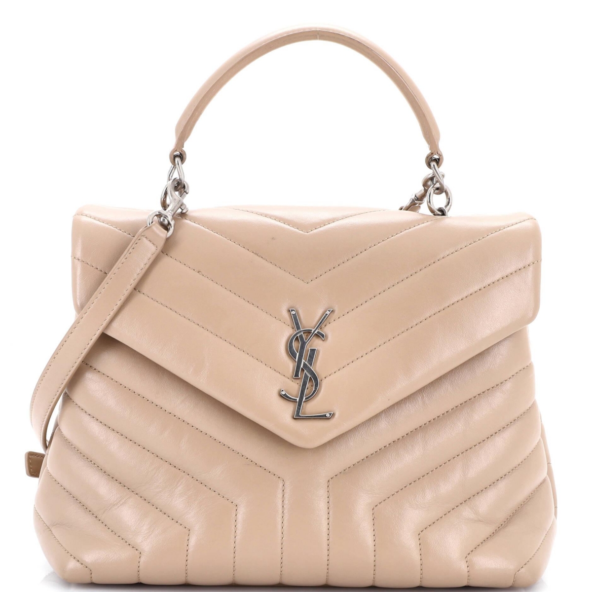 Click here for Pre-Owned Saint Laurent Medium LouLou Top Handle B... prices