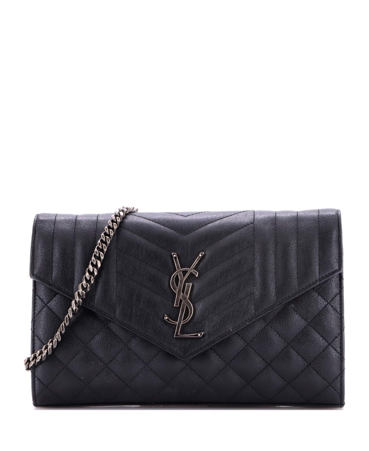 Click here for Pre-Owned Saint Laurent Medium Classic Monogram Ch... prices