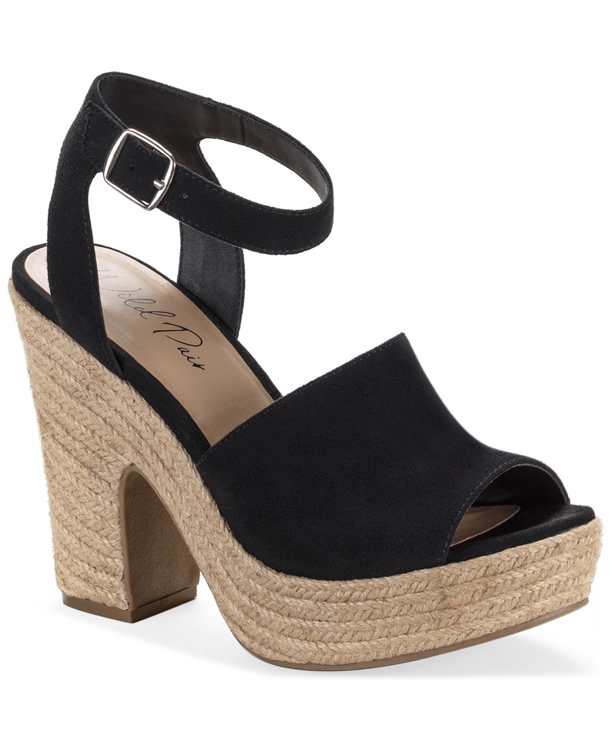 Click here for Wild Pair Womens Victoire Espadrille Block Heel Dr... prices