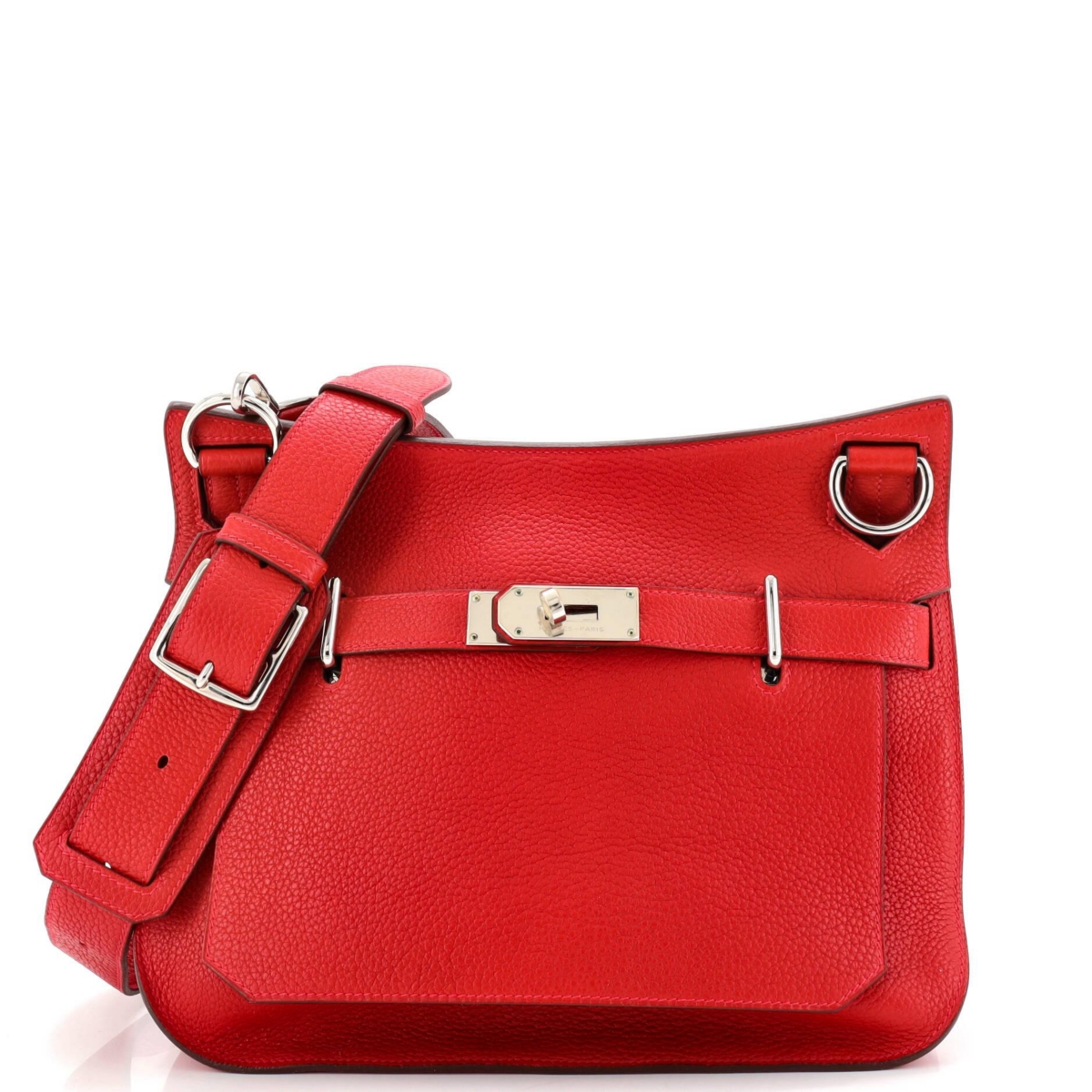 Click here for Pre-Owned HERMES 31 Jypsiere Bag Clemence - Red prices