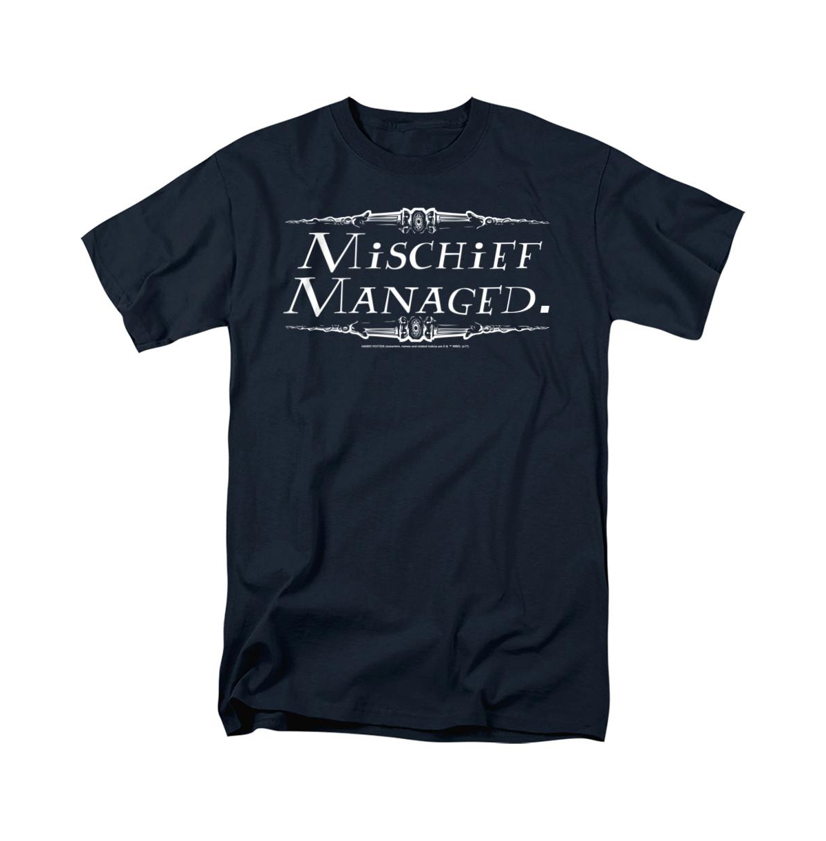 Click here for Harry Potter Mens Mischief Managed T-Shirt - Navy prices