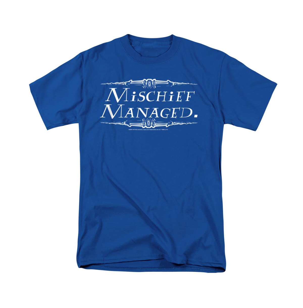 Click here for Harry Potter Mens Mischief Managed T-Shirt - Royal prices