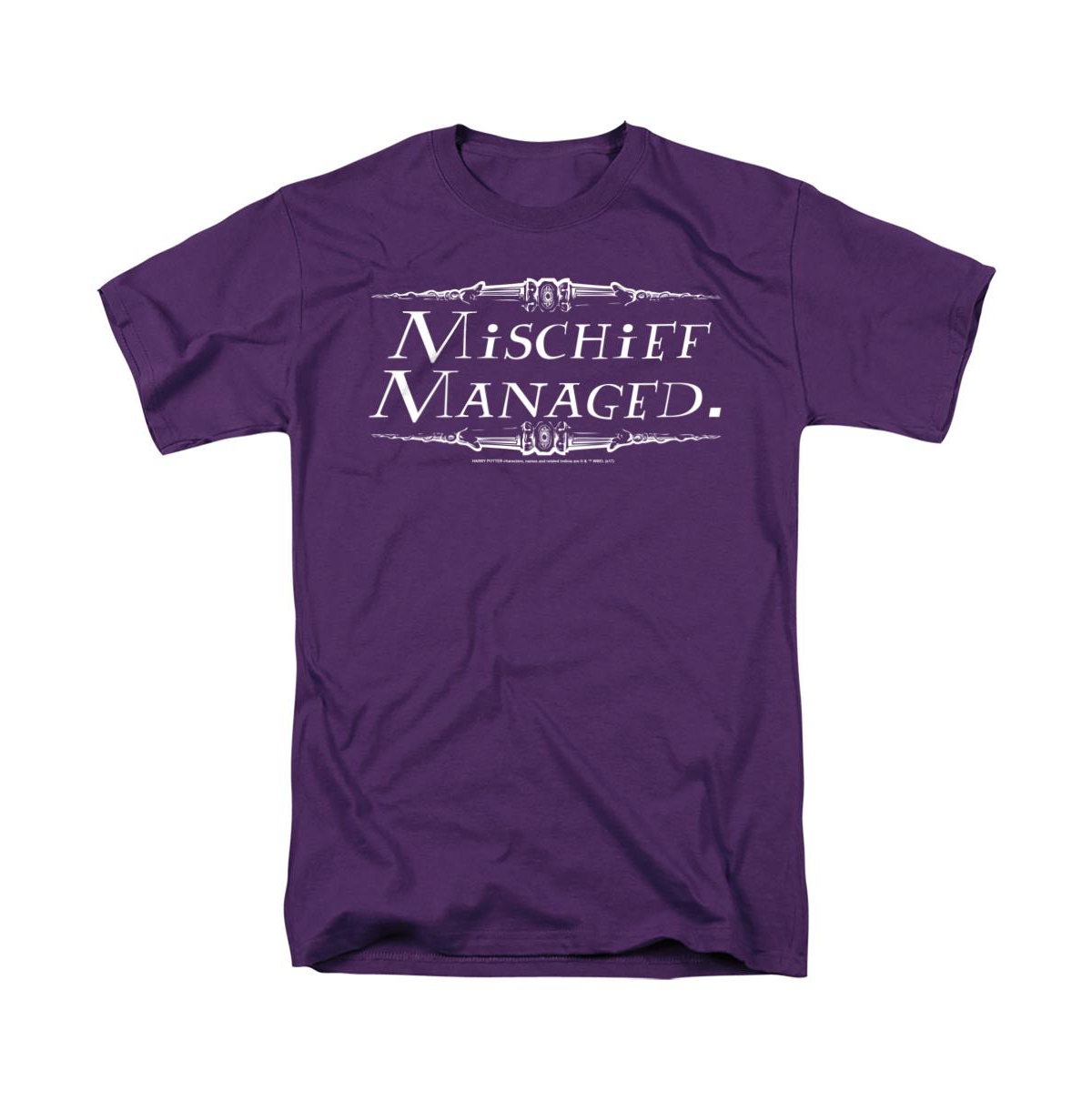 Click here for Harry Potter Mens Mischief Managed T-Shirt - Purpl... prices
