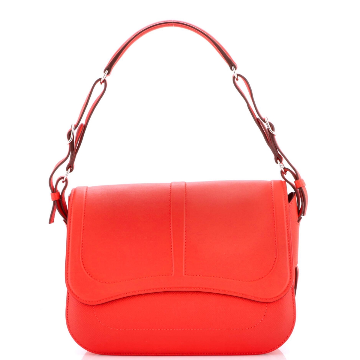 Click here for Pre-Owned HERMES Harnais Shoulder Bag Epsom and Sw... prices