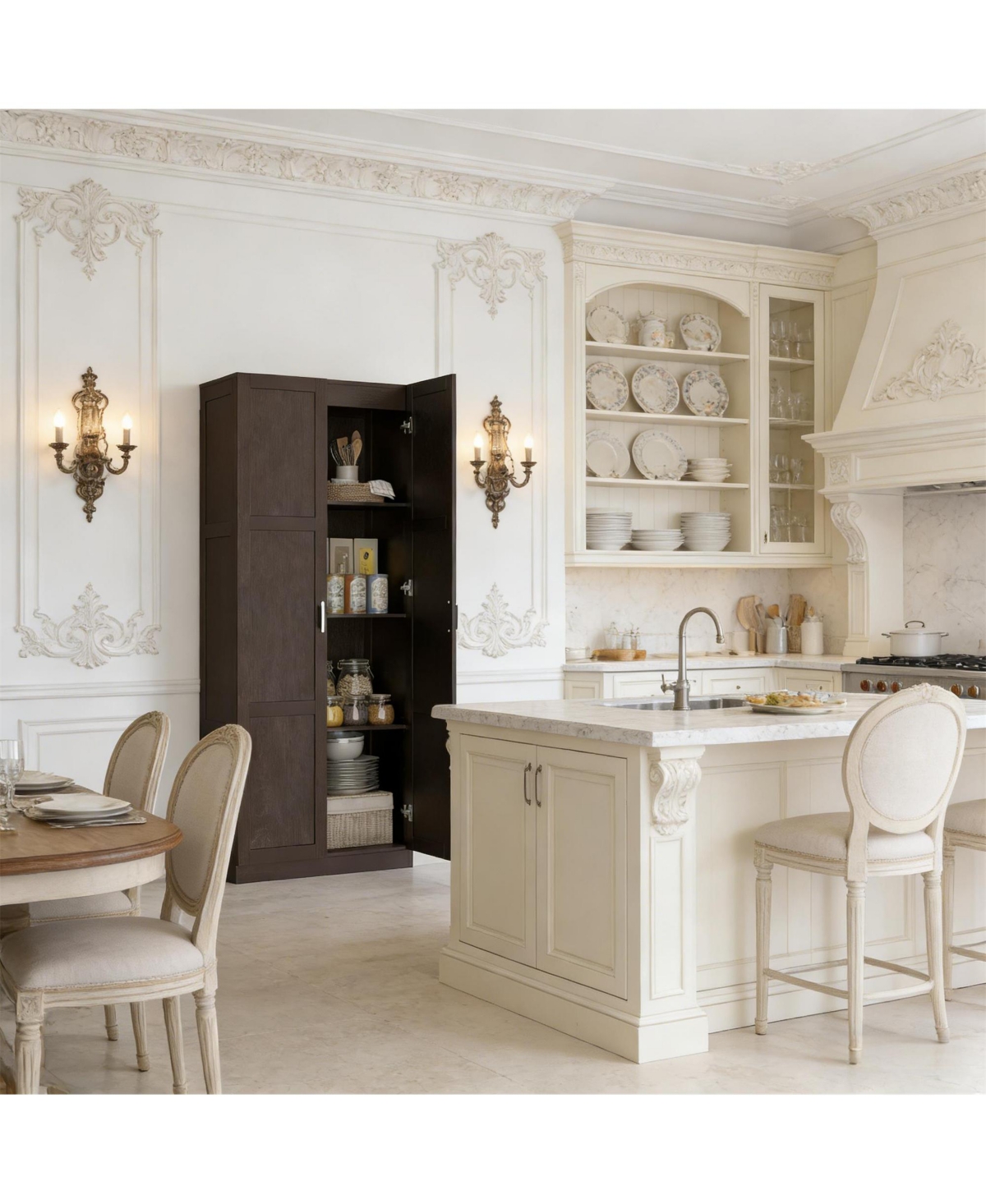 Click here for Clihome 70.9 Tall Kitchen Pantry Cabinet Plywood S... prices