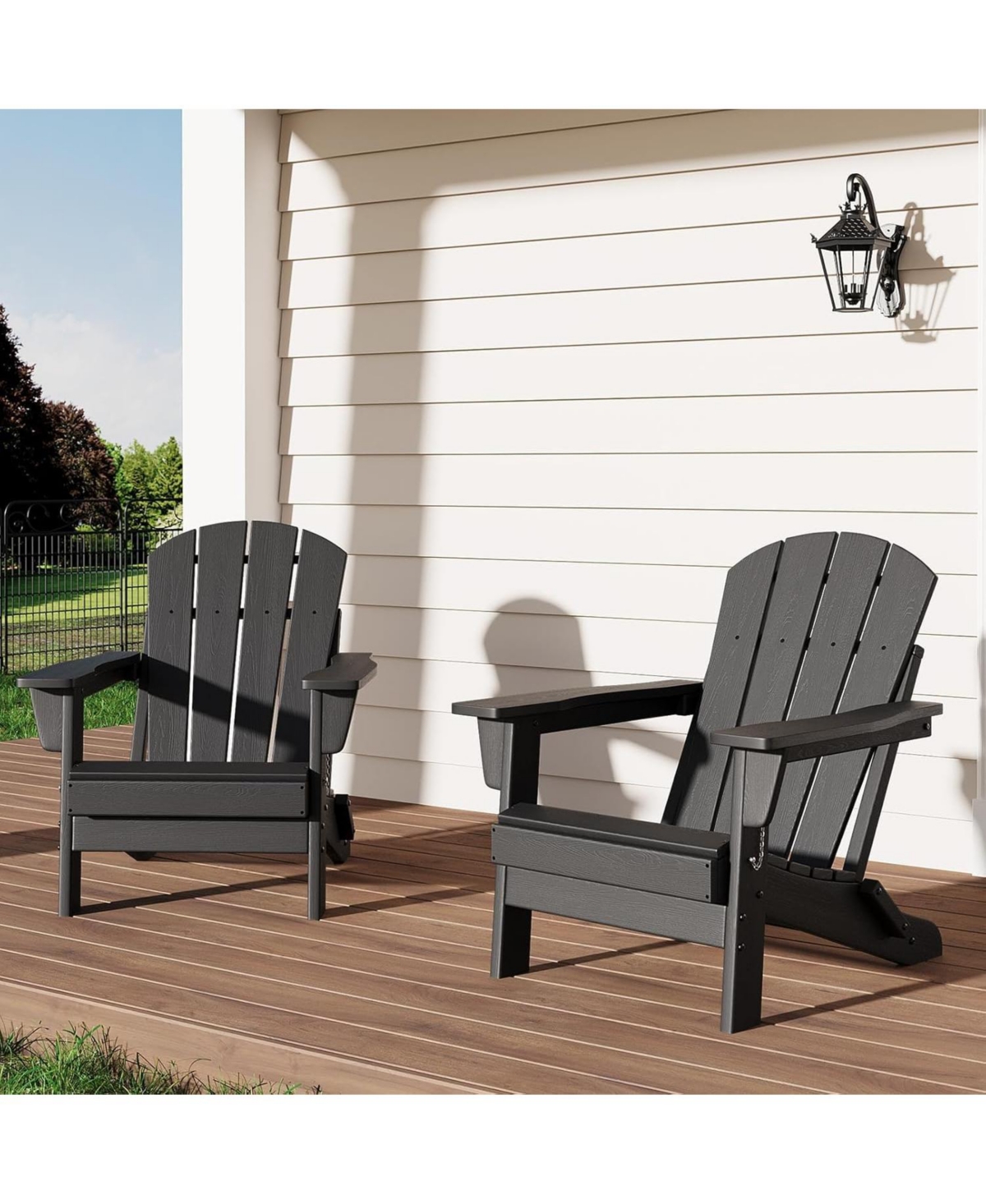 Click here for gaomon Oversized Folding Adirondack Chairs Set of... prices