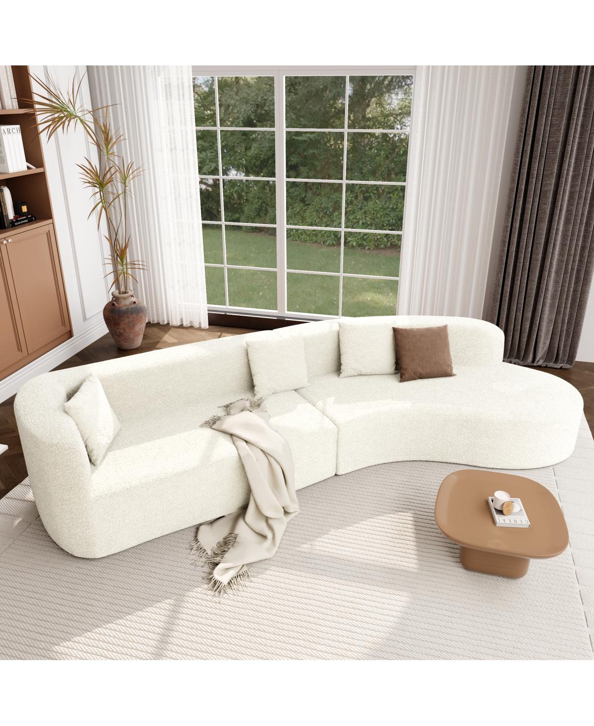 Click here for Streamdale Furniture Streamdale Modern Curved Sect... prices