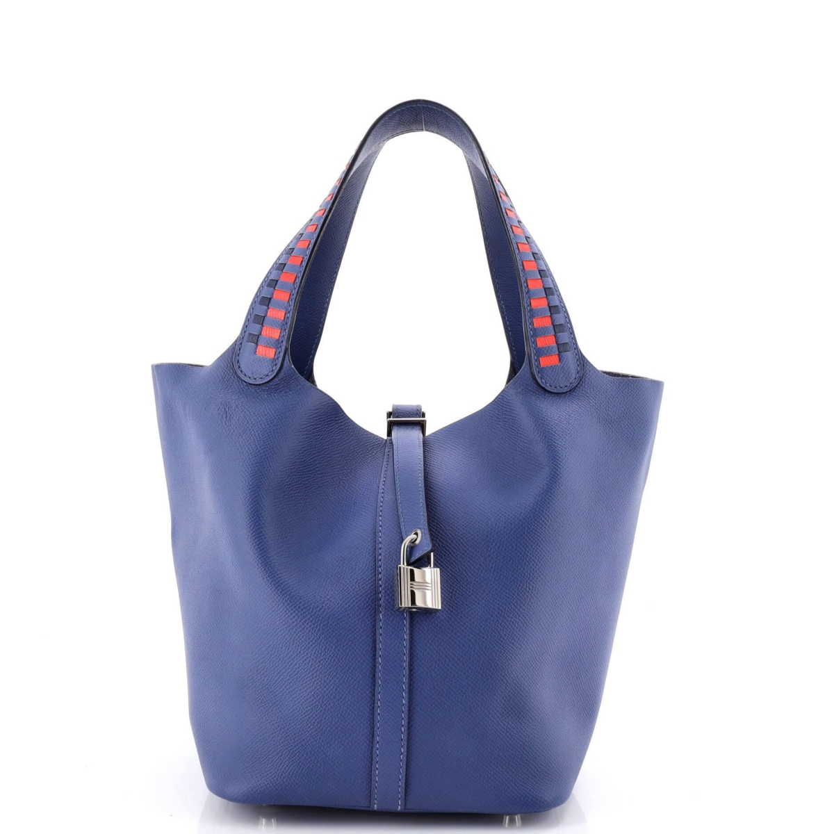 Click here for Pre-Owned HERMES Mm Picotin Lock Bag Tressage Epso... prices