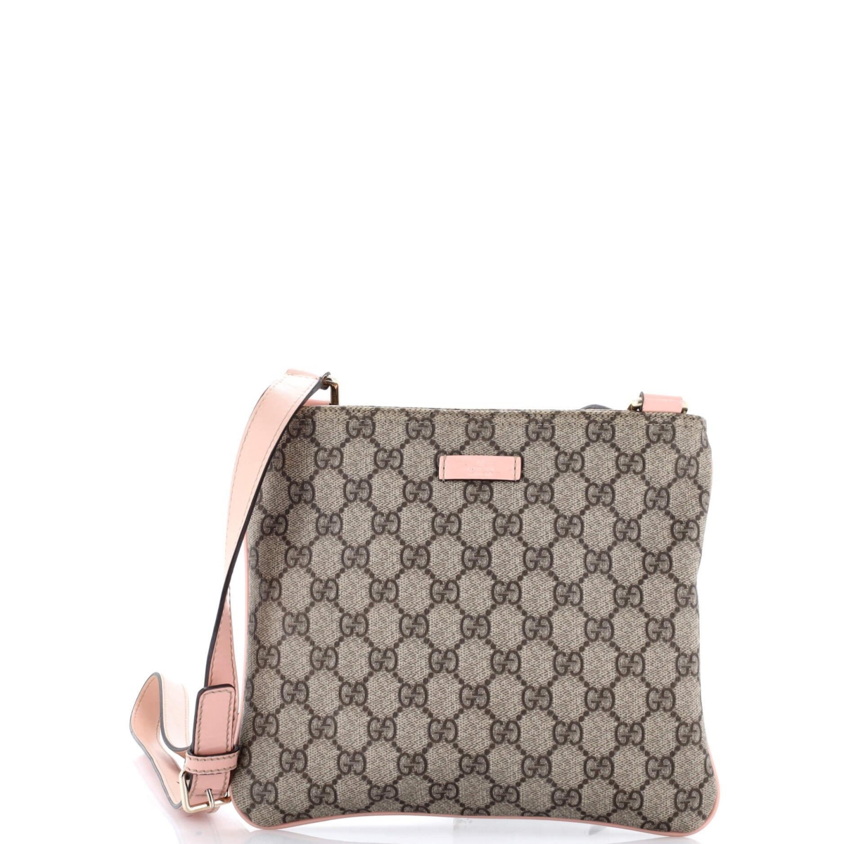 Click here for Pre-Owned Gucci Small Zip Top Messenger Bag Gg Coa... prices