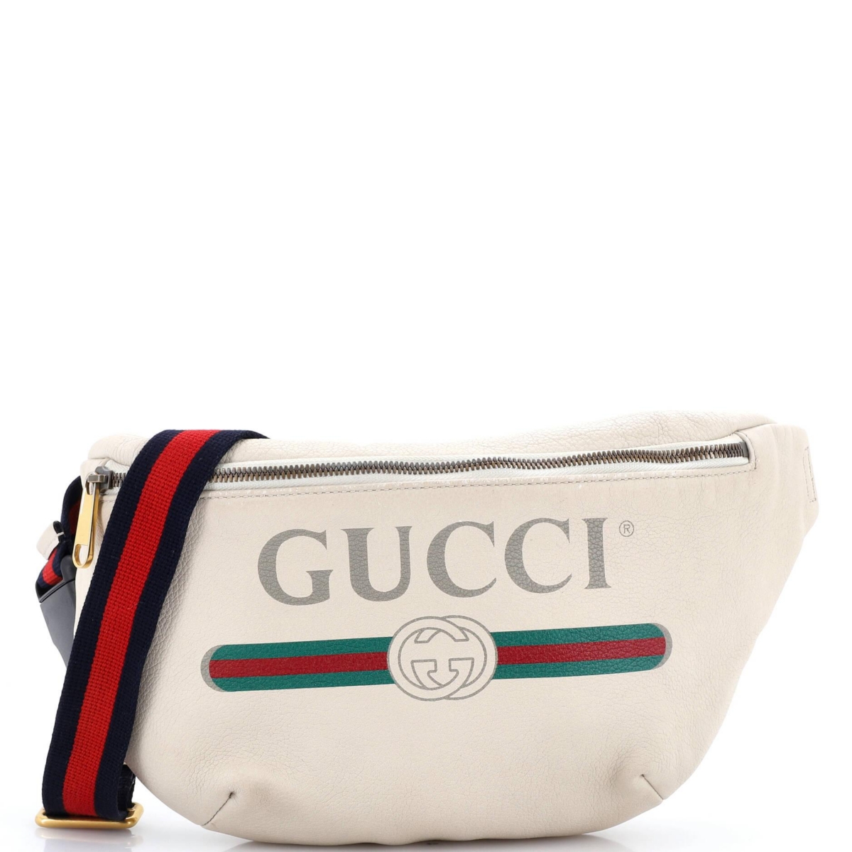 Click here for Pre-Owned Gucci Medium Logo Belt Bag Printed Leath... prices