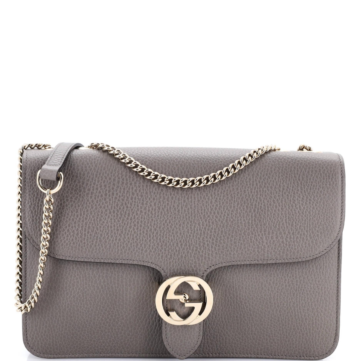 Click here for Pre-Owned Gucci Medium Interlocking Shoulder Bag L... prices