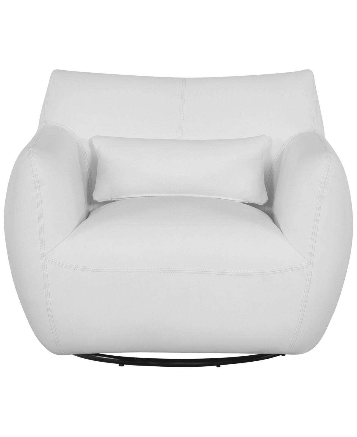 Click here for Versa 41 Leather Swivel Chair - White prices